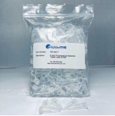 NEW Benchmark Accuris Fluorescence Detection Tubes 0.5 mL Pack of 250 ...