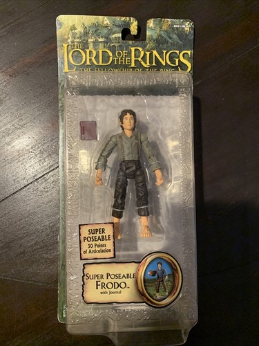 Lord of the Rings Super Poseable Frodo Action Figure Toybiz NEW!! | eBay