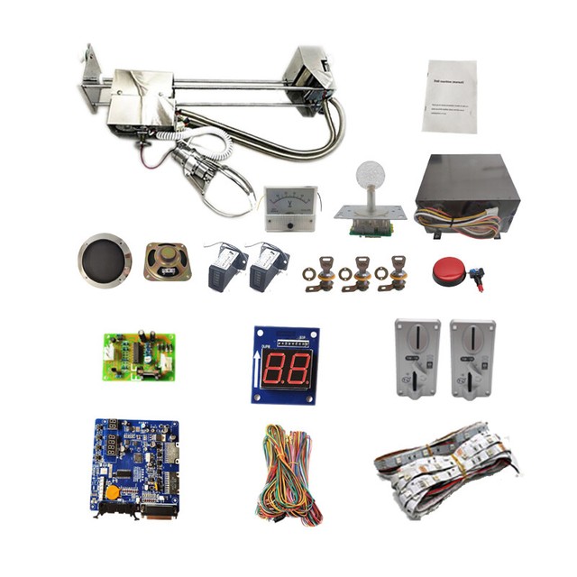 DIY claw crane machine kit with 53cm gantry main board with digital ...