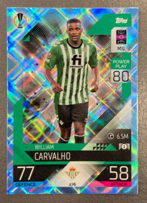 WILLIAM CARVALHO 2022-23 TOPPS MATCH ATTAX CRYSTAL - 276 | eBay