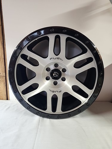 FUEL OFFROAD RECOIL D585 Gloss Black W/ Brushed Face 20x9 6 Bolt Offset ...