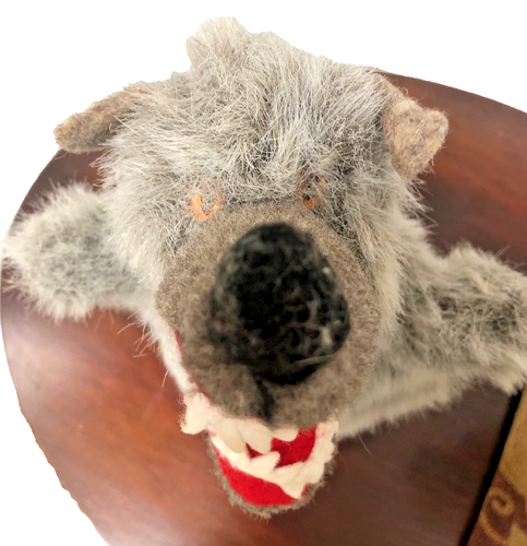 1960's Kersa plush Big Bad Wolf hand puppet Made in Germany with TAG | eBay