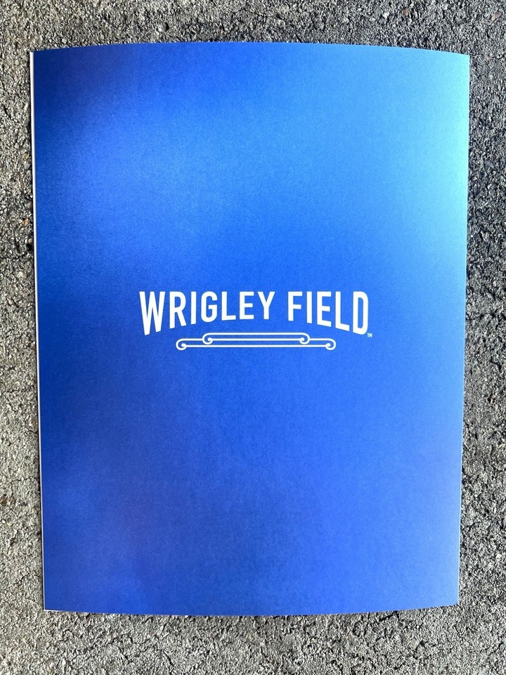 2025 Chicago Cubs Wild Card Scorecard (Chicago Cubs vs. San Diego ...