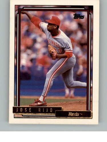 1992 Topps Jose Rijo 220 Cincinnati Reds Gold | eBay