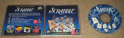 Scrabble PC/Computer 1996 Windows 95/98 Hasbro Board Game Word ...