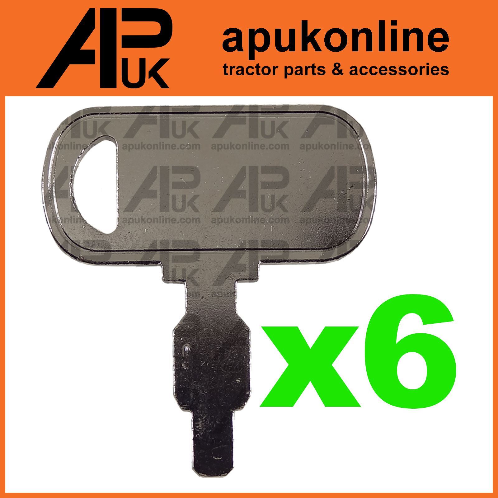 6x Ignition Starter Keys for Honda Generators Heavy Equipment Tractor ...