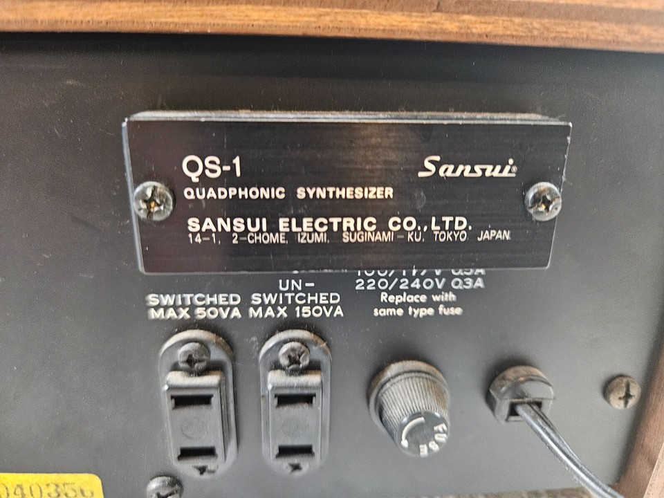 Sansui QS-1 Quad Processor | eBay