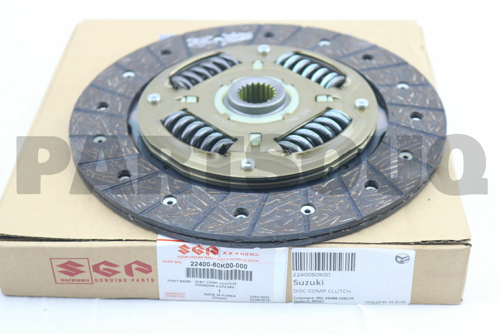 2240060K00 Genuine Suzuki DISC, CLUTCH 22400-60K00 | eBay