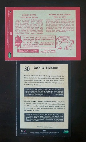 Maurice Rocket Richard 2002-03 Parkhurst Reprint Hockey Card Lot | eBay