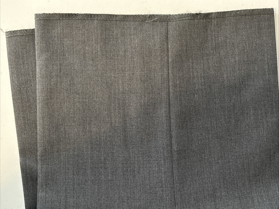 Ralph Lauren Wool Med Grey Trousers Pants Men’s 50" Waist Unfinished ...
