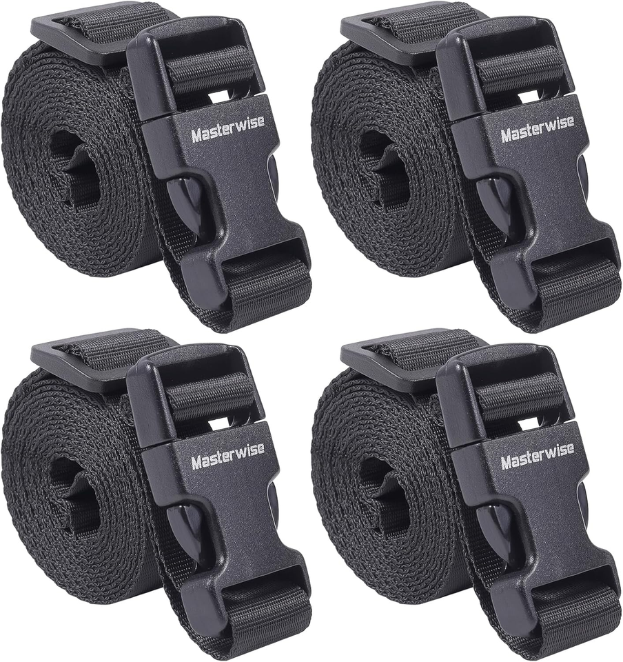 Buckle Straps with Clips, Adjustable Nylon Straps with Buckle, Packing ...