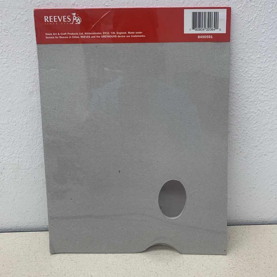 NEW Reeves Tear Off Paper Paint Palette 40 Sheets 9”x12” Oil & Acrylic ...