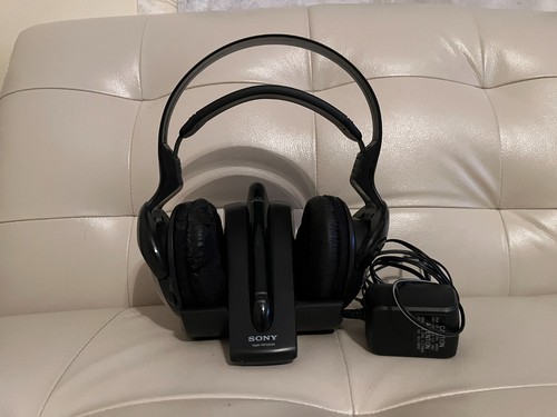 Sony MDR-RF960RK Headband Wireless Headphones - Black tested working | eBay