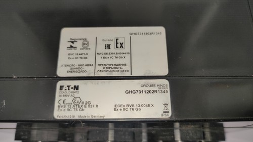Eaton Crouse -Hinds CEAG GHG-7311202R1345 Ex-e Terminal Box | eBay