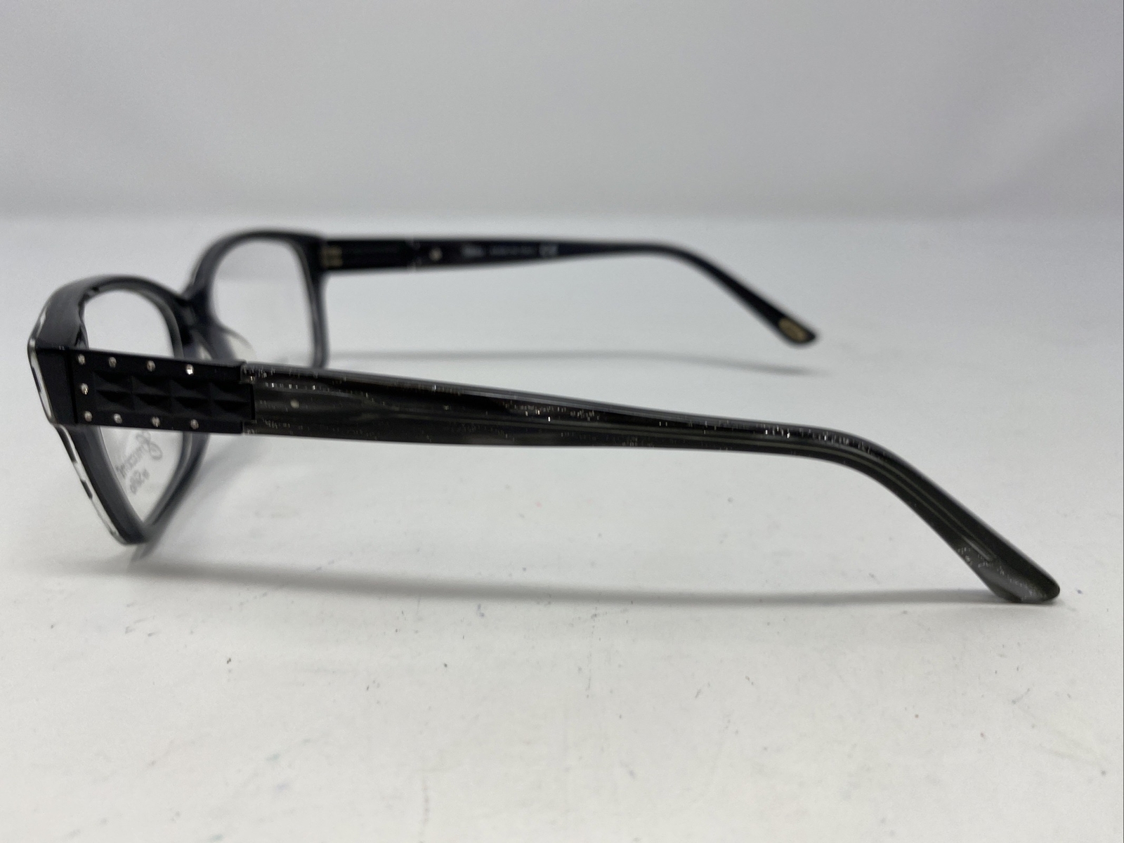 Safilo Emozioni Italy EM4041 DP7 54-14-135 Black Marble Eyeglasses ...