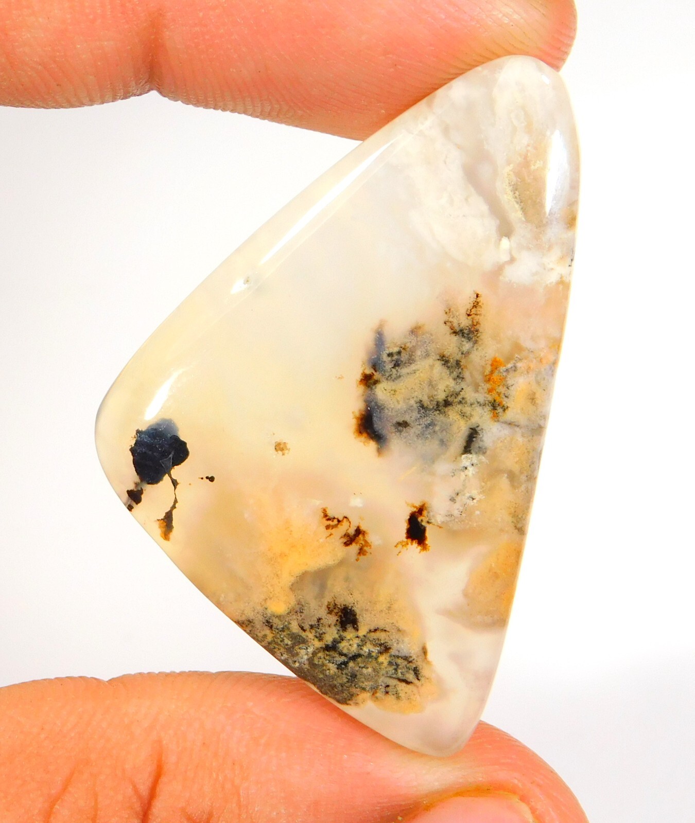 30.CT 100%NATURAL TIGER DENDRITE AGATE CABOCHON TURKEY DENDRITE ...