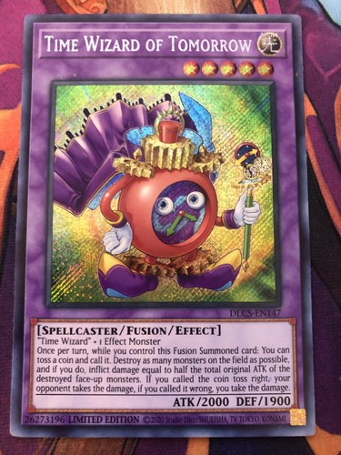 Yugioh: Time Wizard Of Tomorrow - DLCS-EN147 - Secret Rare - Limited ...