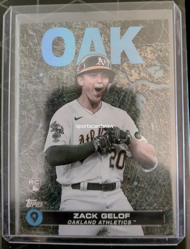 2024 Topps Series 2 ZACK GELOF RC City To City Blue SP #CTC-26 Oakland ...