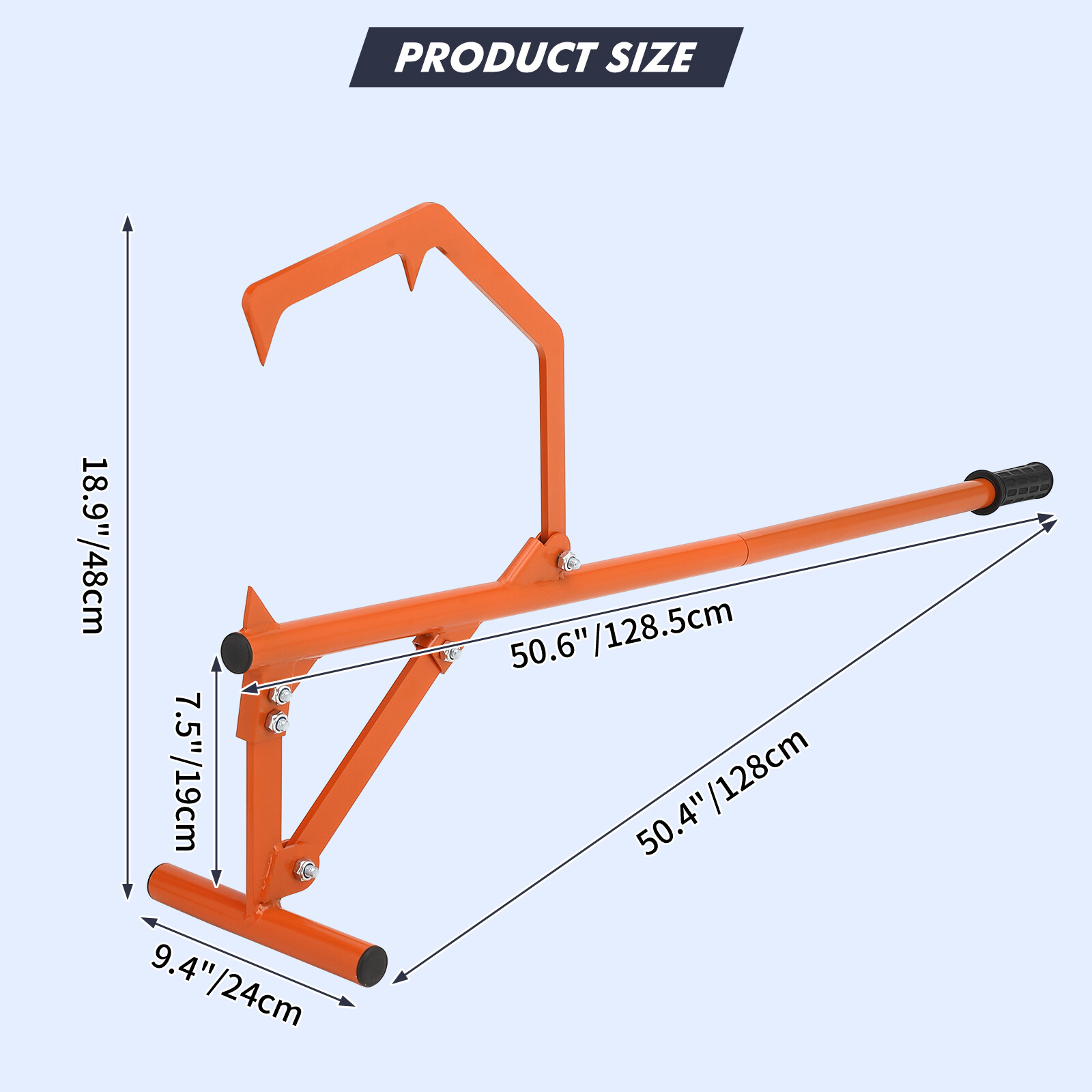 51" Log Roller Cant Hook Logging Tool Log Roller Tool with Rubber ...