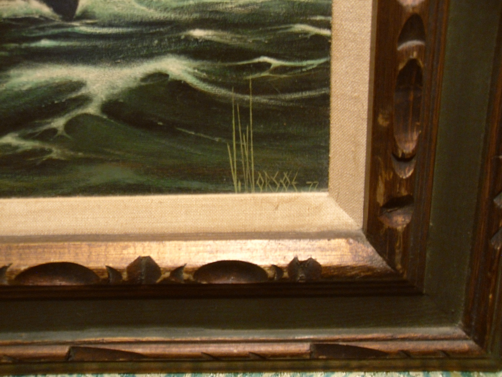 JAN WORSOE (LISTED ARTIST) LARGE OIL ON BOARD CLIPPER SHIP ART PAINTING ...