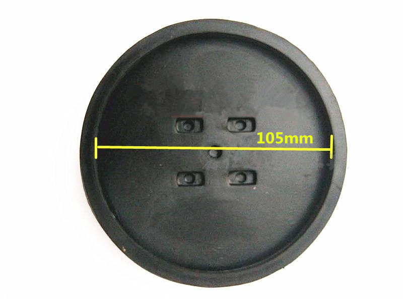 4pcs 120mm Heavy Duty Durable Round Rubber Arm Pads For Car Lift ...