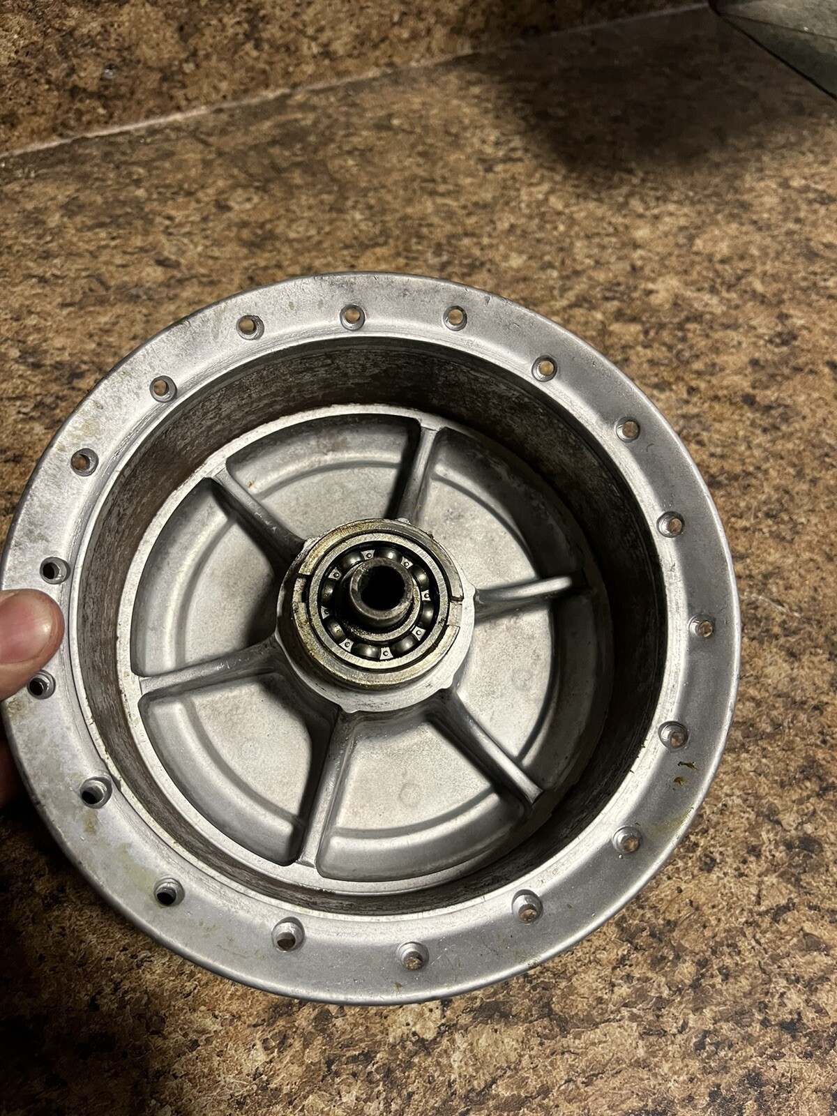 Sears Allstate Puch 125 front rim wheel hub | eBay