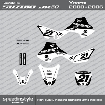 Graphics Decal Kit For Suzuki JR50 (2000-2006) JR 50 Stickers Element ...
