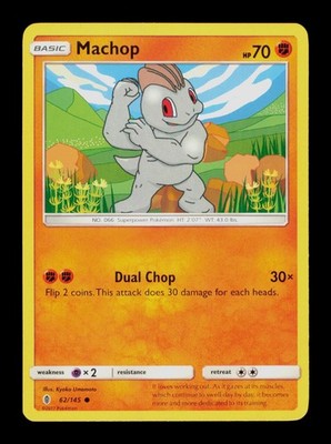 Machop 62/145 Pokeman Guardians Rising Trading Card TC | eBay