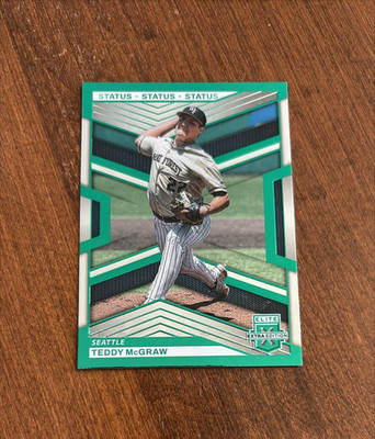 Teddy McGraw 2023 Panini Elite Status Green #64 Mariners Wake Forest ...
