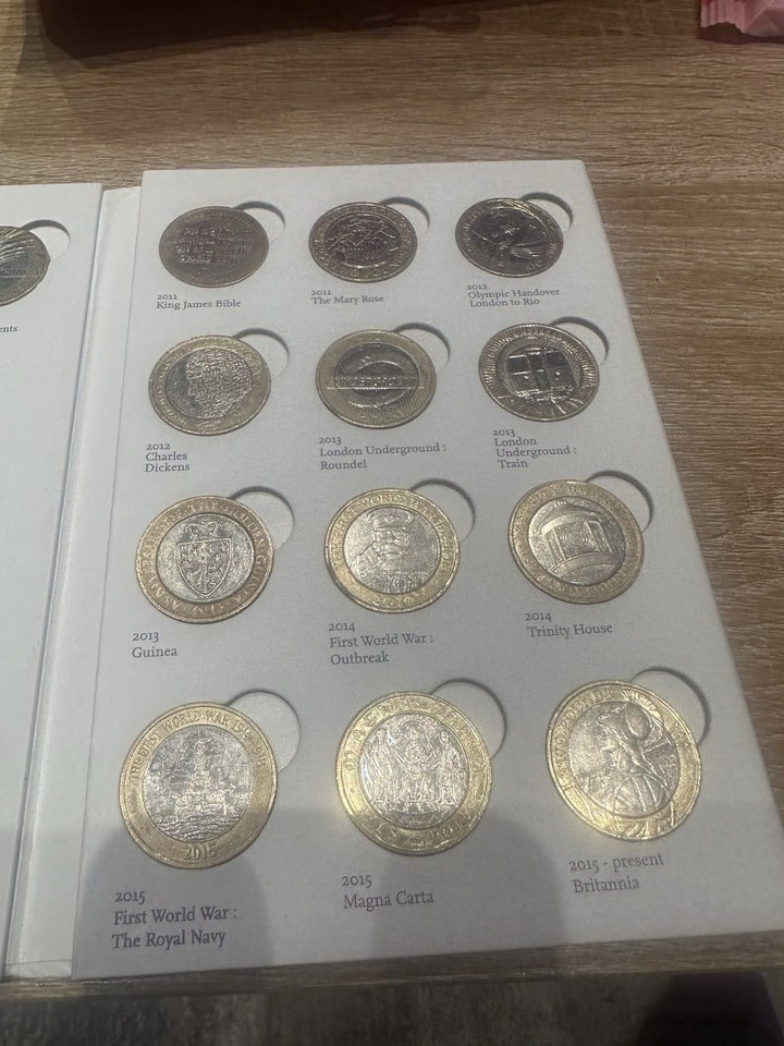 £2 Coin Collection Set Full Set Including Northern Ireland Commenwealth ...