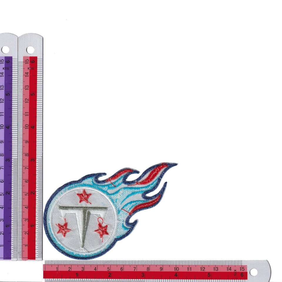 10 pcs Tennessee Titans Football Logo Size 4.0 in x 3.0 in Sew Iron On Patches | eBay