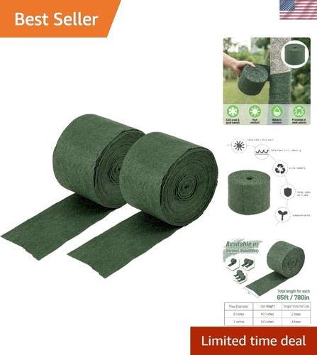 Easy-Use Deer Tree Guard Wraps - 130 Feet Total for Frost and Winter ...