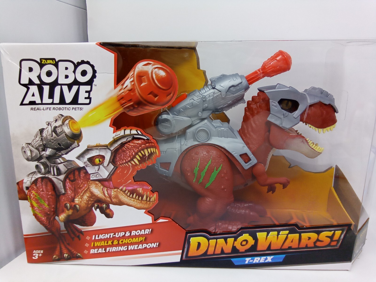Zuru Robo Alive Dino Wars T-REX Real Life Robotic Pets Walk, Chomp ...