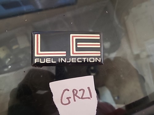 1986-91 PONTIAC FIERO / GRAND AM LE FUEL INJECTION PLASTIC STICK ON ...