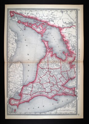 Pre-1900 - Ontario Canada Map