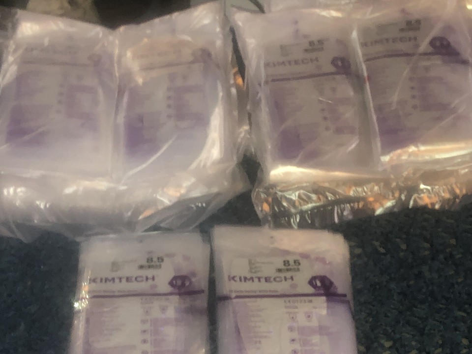 Sterile Sterling Nitrile Gloves KIMTECH Pure G3 Size 8.5 12” 240 pairs ...