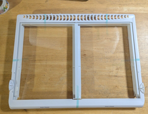 Crisper Drawer Cover with 240350608 Glass For Frigidaire LFHT1817LWA ...