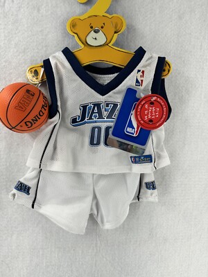 Build A Bear NBA Utah Jazz Basketball Jersey And Shorts Ball Bear ...