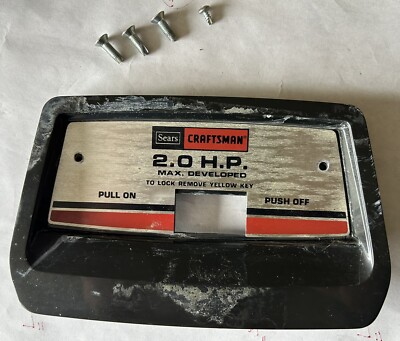 Craftsman Radial Arm Saw Front Switch Plate Cover 810251 113.19945 | eBay