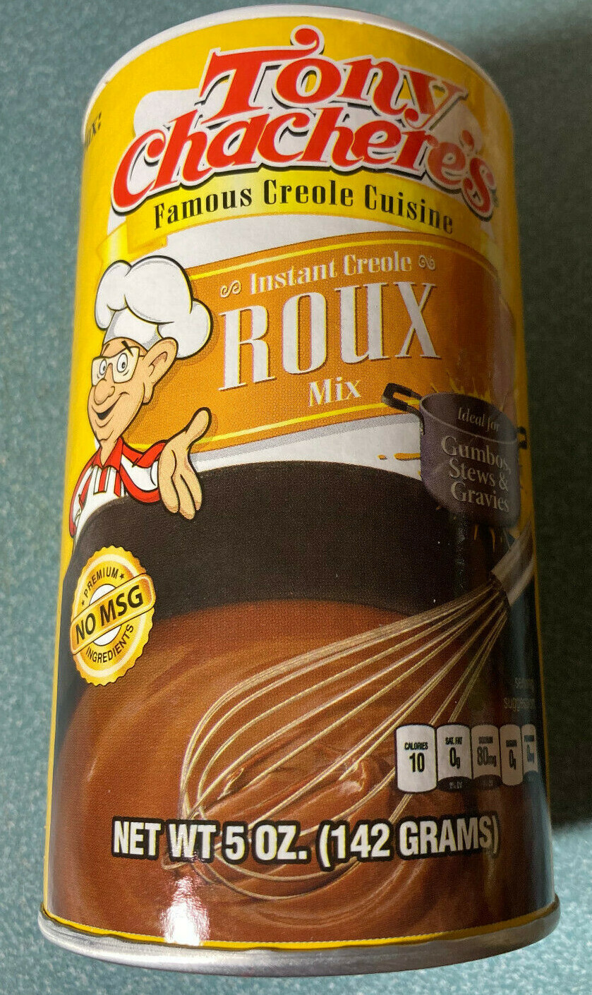 2 Tony Chachere's 5 Oz Instant Roux Mix Famous Creole Cuisine Cajun ...