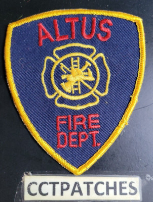 ALTUS, OKLAHOMA FIRE DEPARTMENT PATCH OK | eBay