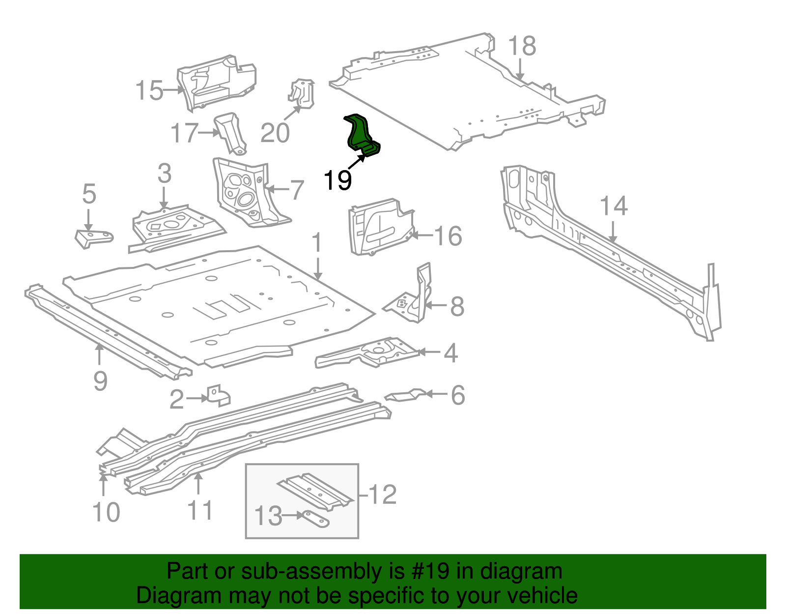TOYOTA OEM 4Runner Floor-REAR BODY-Slide Assembly Mount Bracket Right ...