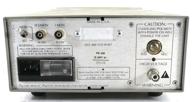 SRS Stanford Research Systems PS310 PS 310 High Voltage Power Supply ...
