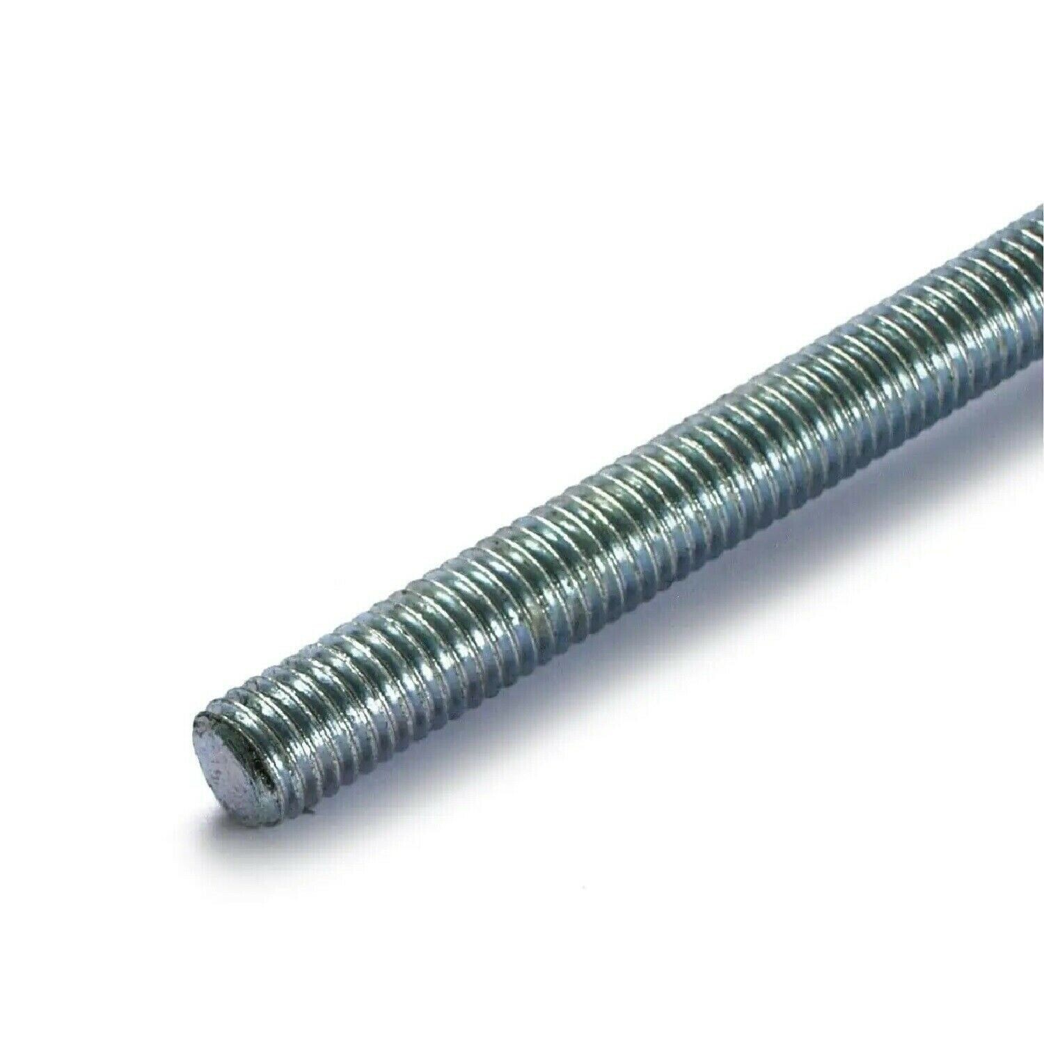1000mm 100cm 1m Meter BZP Fully Threaded Steel Rod Studding Metric M6 ...