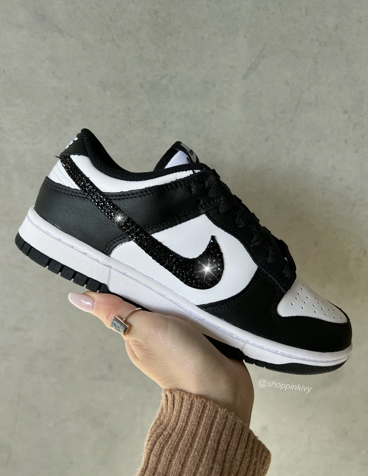Bling Nike Panda Dunk Custom Sneaker Women's Custom Shoes | eBay