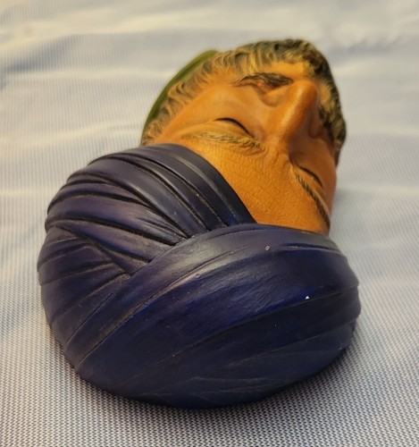 Vintage Bosson England Punji Jock Sikh Chalkware Head Wall Plaques 1962 ...