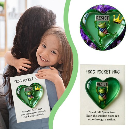 Frog Pocket Hug, Courage Gift with Greeting Cards for Friends XVK DFK ...