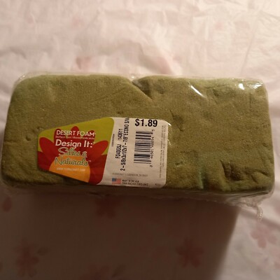 FloraCraft Desert Foam Brick Pkg 8x3x3.5 Green | eBay