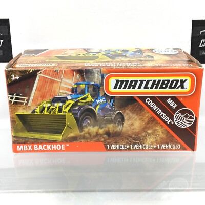 Matchbox Power Grabs 2020 #92 / MBX BACKHOE / INC Construction MBX ...