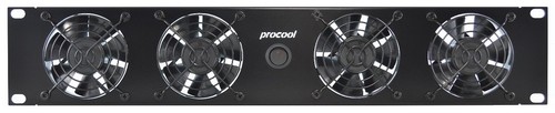 PROCOOL T2280 (2U) Rack Fan (4) T80 Fans | eBay
